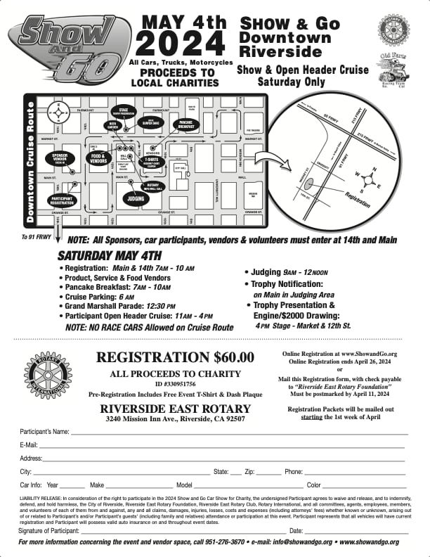 Show and Go Car Show | Downtown Riverside